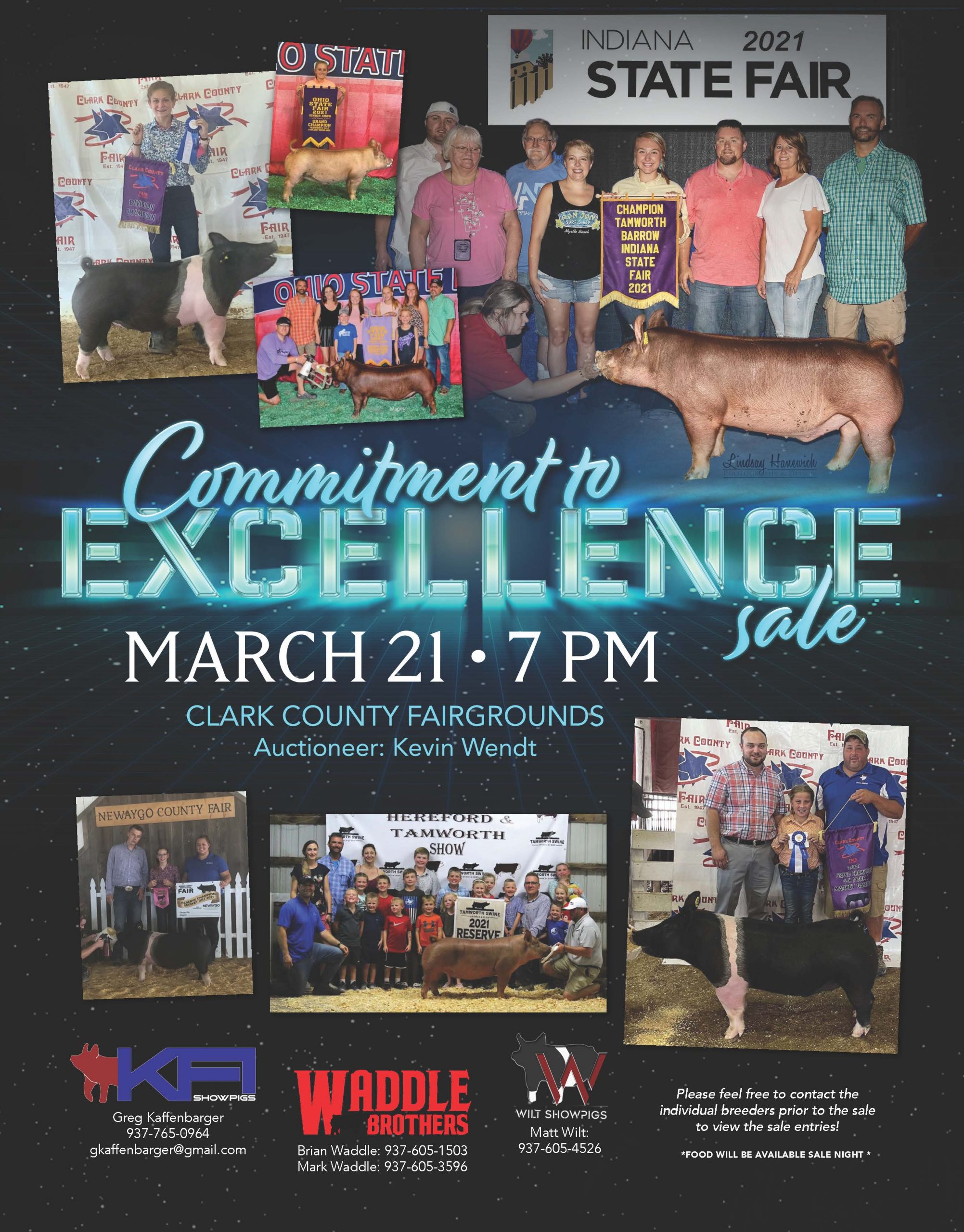 Commitment to Excellence Swine Sale | Clark County Fair